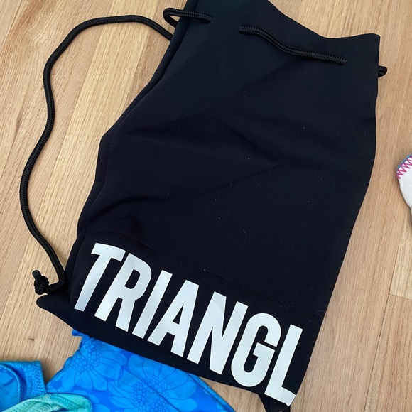 triangl swimwear | Bags | Vintage Triangle Drawstring Bag | Poshmark
